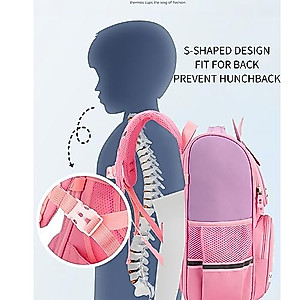HAPIKI Kawaii Backpack with Cute Accessories 15.6 Inch Laptop Anti-Theft Travel Aesthetic New Semester Gifts Bag (pink,Medium(25 Liter))