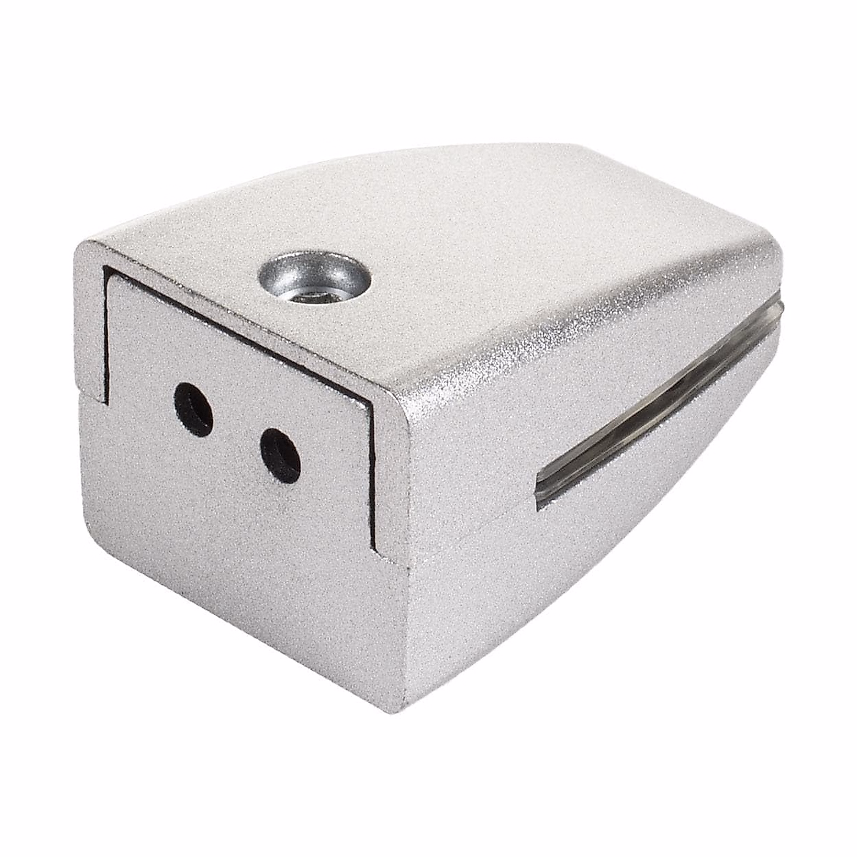 Aluminum Desk Partition Clamp for 1/8" to 1" Thick Panels (Pack of 2)