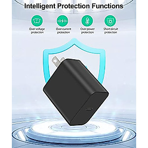 45W USB C Charger Super Fast Charging Block Type C Wall Charger Supports Super Fast Charging 2.0 for Samsung Galaxy S23 Ultra/S23+/S23, S22/S21/S20/Note 20/Note 10, PPS Charger Block (2 Pack)