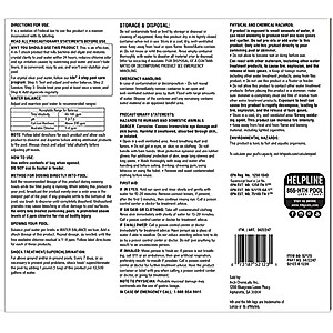 HTH 52123 Super Shock Treatment Swimming Pool Chlorine Cleaner, 1 lb (Pack of 15)