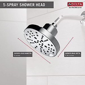 Delta Faucet 52668-PR Contemporary Shower Head, Chrome
