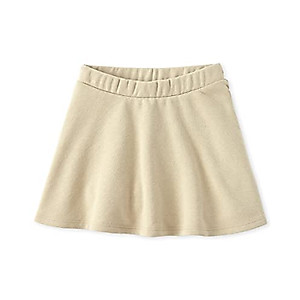 The Children's Place Baby Toddler Girls Active French Terry Skort, Sandy, 2T