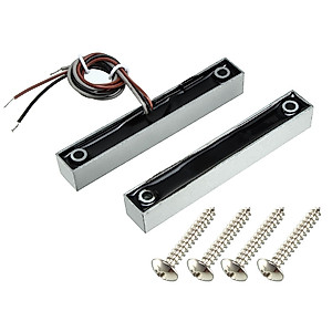 uxcell Rolling Door Contact Magnetic Reed Switch Alarm with 3 Wires for N.O./N.C. Applications MC-58