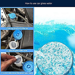 Jialansm Multifunctional Solid Effervescent Tablets, Deep Cleaning In Bathrooms And Kitchens Tablets, Portable Cleaning In Plastic Water Bottles Tablets (Basic Set)