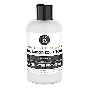 Winter + Dry Climate Klaro Humidor Solution Single Bottle - Special Formula to Help Maintain Humidity in Winter & Dry Climates 250 ml - by CASE ELEGANCE