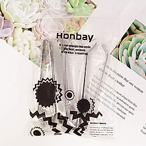 Honbay 4PCS Stainless Steel Fish Bone Tweezers Pliers for Home and Restaurant