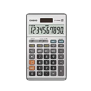 Casio Inc. JF-100BM Standard Function Calculator,Multicolor