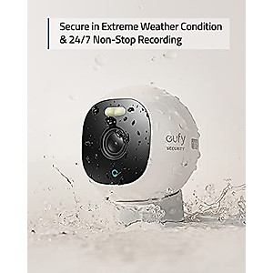 eufy security S200 Outdoor Cam, All-in-One Outdoor Security Camera with 1080p Resolution, Spotlight, Color Night Vision, No Monthly Fees, Wired Camera, Security Camera Outdoor, IP67 Weatherproof