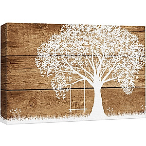 wall26 Purple Tulip Bouquet Rustic Floral Arrangements Pastels Beautiful Wood Grain Antique Canvas Art Home Art - 24x36 inches