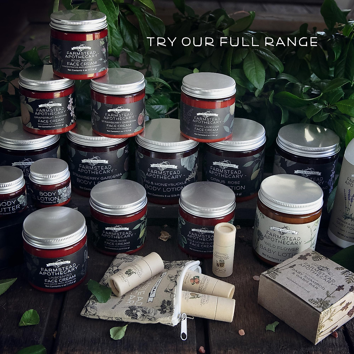 Farmstead Apothecary 100% Natural Anti-Aging Face Cream with Jojoba Oil, 4 oz (Unscented)