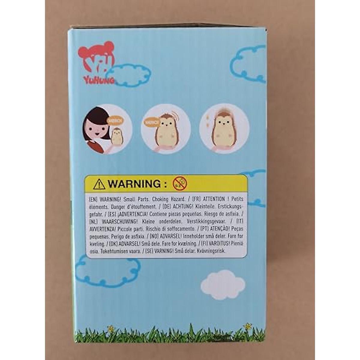 YH YUHUNG Talking Bunny Plush Toy, Electronic Plush Toys Talking Rabbit Repeats What You Say, Easter Basket Stuffers for Toddler