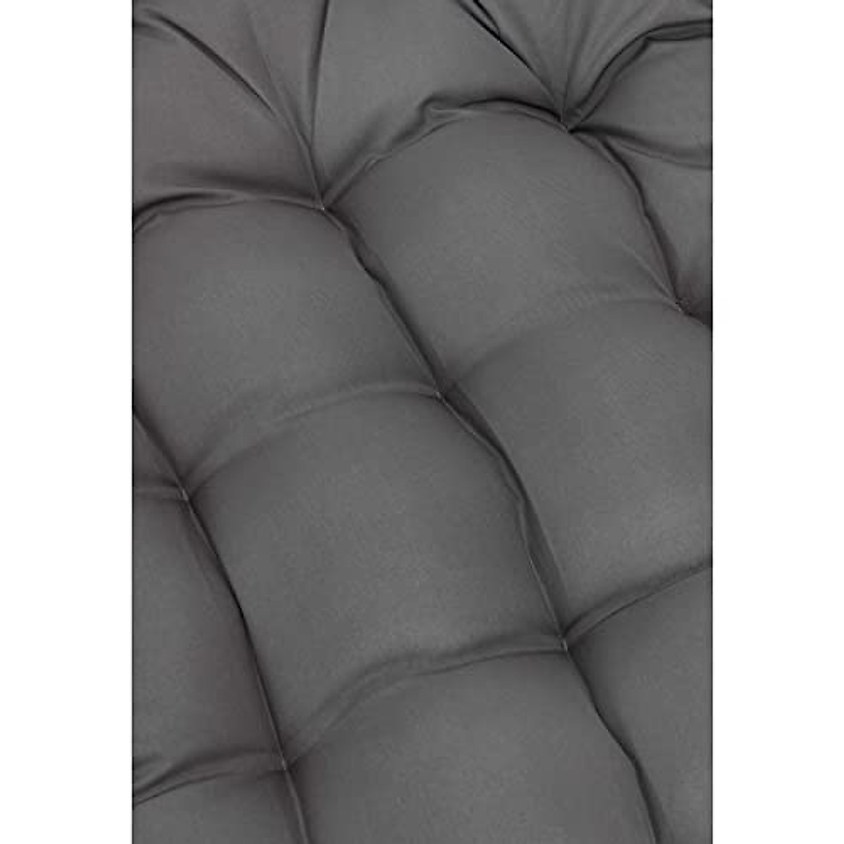 Yechen Indoor Outdoor Egg Hanging Chair with Stand, Patio Wicker Swing Egg Chair Indoor Swinging Chair Outdoor Hammock Egg Chair 350lbs Capacity for Patio Bedroom Balcony, Charcoal Grey (EG-001)