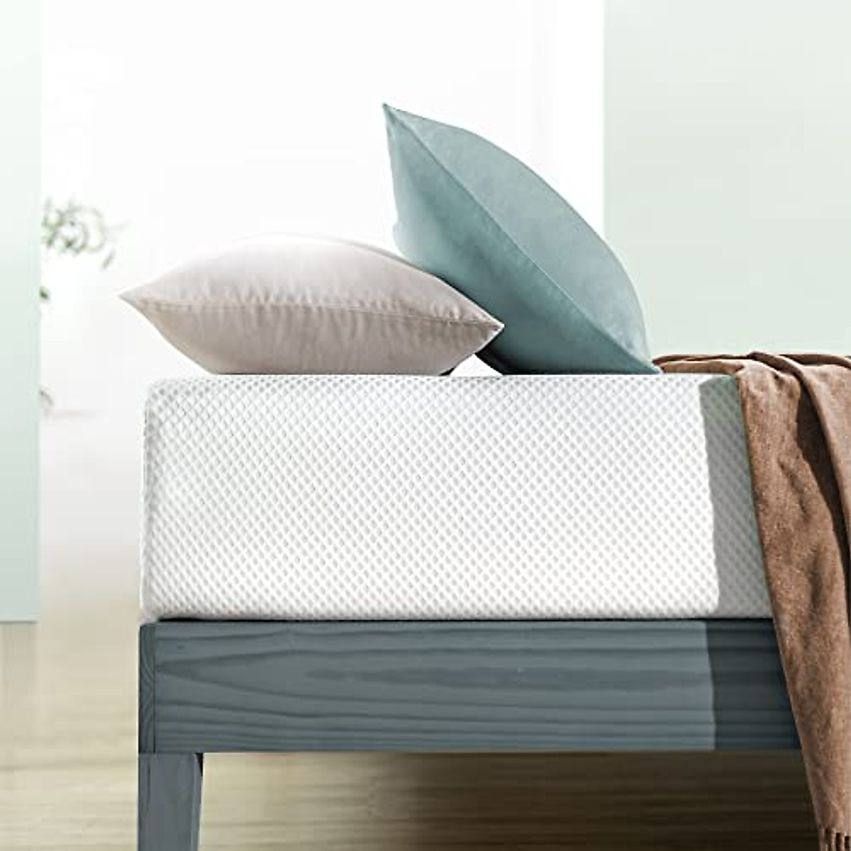 Zinus 10 Inch Green Tea Fresca Memory Foam Mattress/CertiPUR-US Certified/Bed-in-a-Box/Pressure Relieving/Made in USA, Full