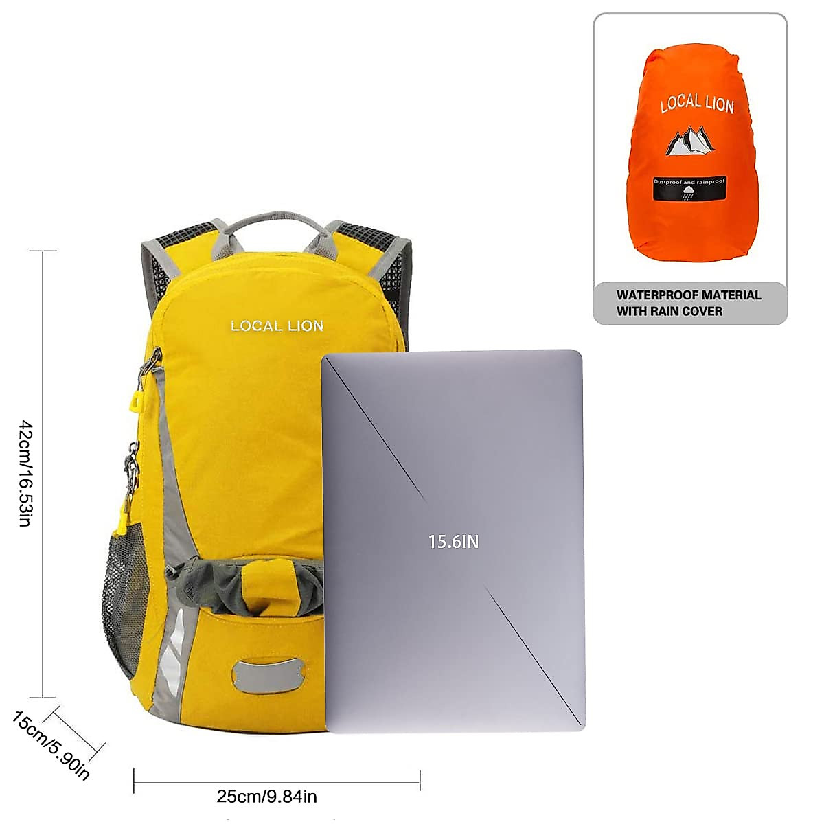 LOCAL LION 20L Hiking Daypack Ultralight Bike Rucksack Backpack Outdoor Sports Daypack