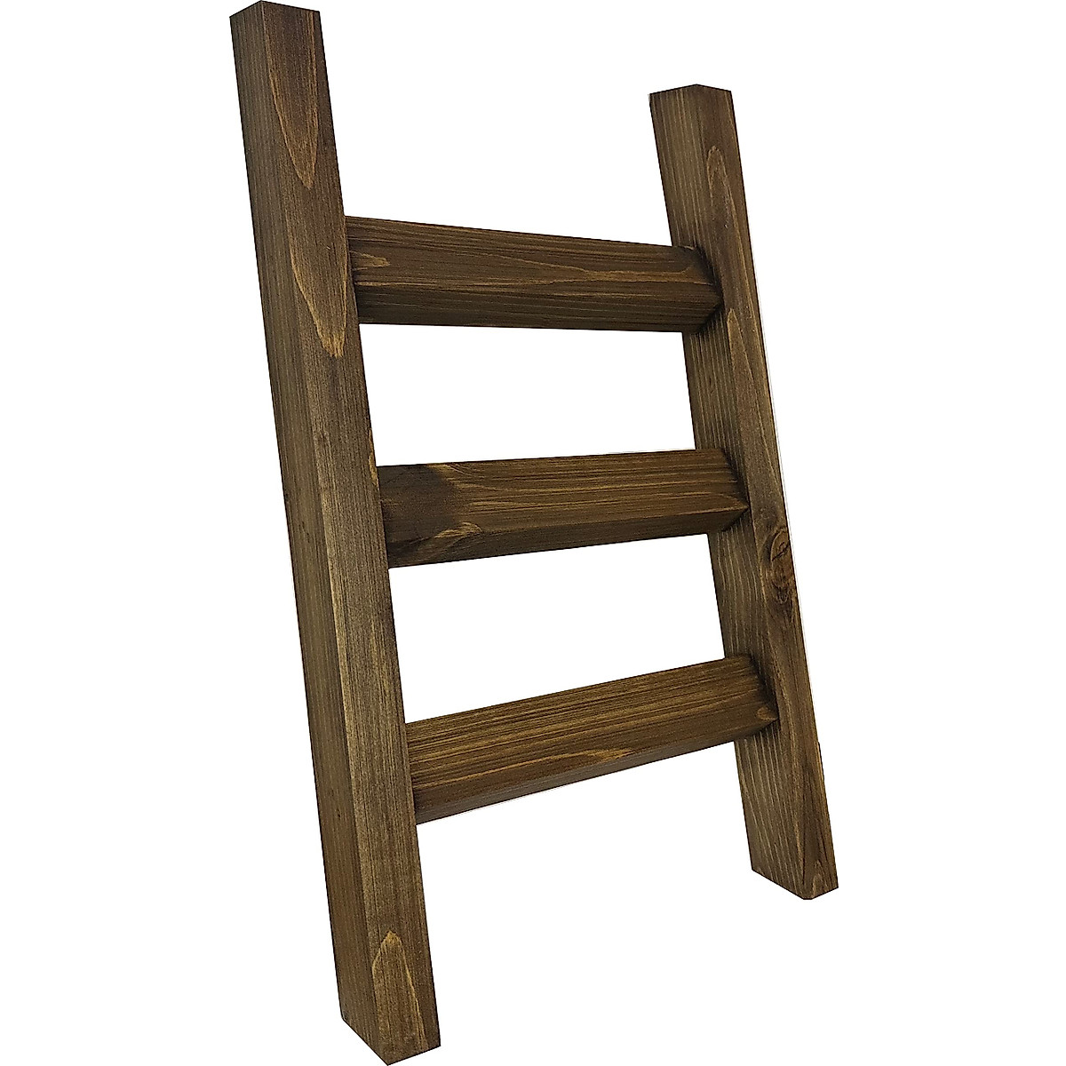 Kitchen Hand Towel Ladder, Bathroom Hand Towel Ladder, Mini Towel Ladder, Tea Towel Ladder, Many Colors Available (Dark Walnut)