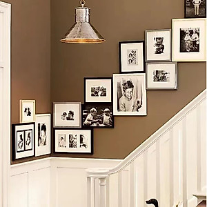 SESEAT 12x16 Picture Frame, Black Poster Frames Display 9x12 with Mat or 12x16 without Mat, 1 Pack