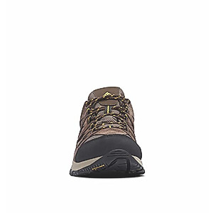 Columbia mens Crestwood Waterproof Hiking Shoe, Mud/Squash, 10.5 Wide US
