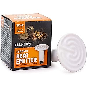 Fluker's Ceramic Heat Emitter for Reptiles 150W - Includes Attached DBDPet Pro-Tip Guide
