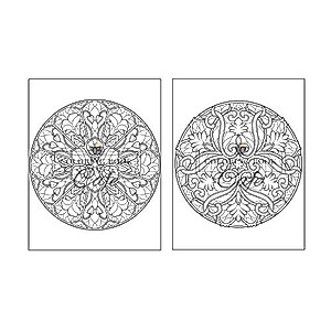 125 Mandalas: An Adult Coloring Book Featuring 125 of the World’s Most Beautiful Mandalas for Stress Relief and Relaxation (Mandala Coloring Books)