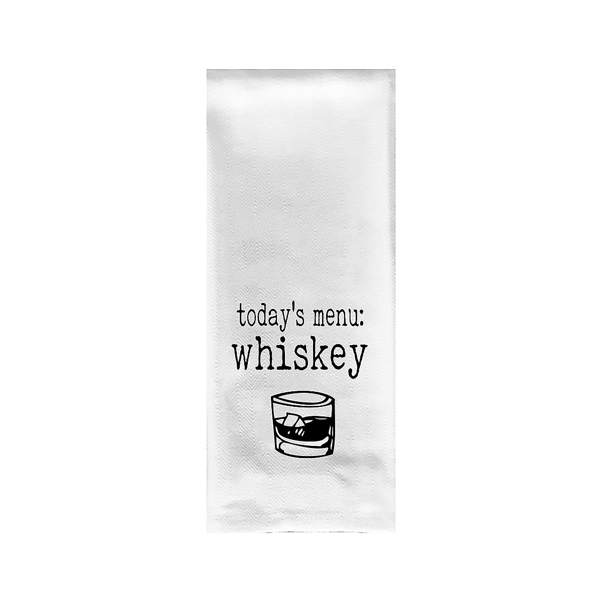 Today's Menu Whiskey Tea Towel