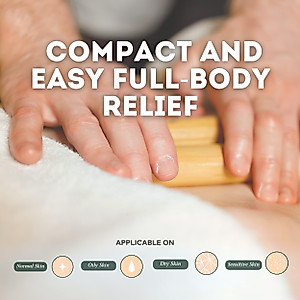 Tropical Apothecary Ola 6 Inch Lomi Stick - Traditional Hawaiian Massage Carved Sticks Made of Guava or Waiwi Wood