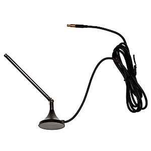 Nooelec NESDR Mini 2+ 0.5PPM TCXO RTL-SDR & ADS-B USB Receiver Set w/Antenna, Mount & Female SMA Adapter. RTL2832U & R820T2 Tuner. Low-Cost Software Defined Radio for Windows, Mac OS & Linux