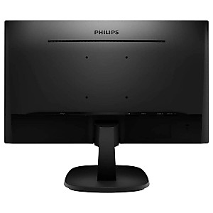 PHILIPS 243V7QJAB 24" Monitor, Full HD, Edge-to-Edge IPS, Built-in Speakers, VESA, EnergyStar Most Efficient 2017, 4Yr Advance Replacement Warranty