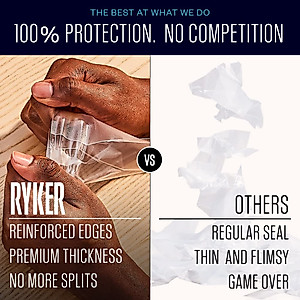 Ryker Sleeves Mini European Board Game Sleeves Protectors (100 Qty, Clear, 44x68 mm)