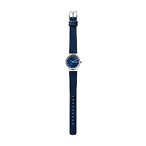 Skagen Women's Freja Two-Hand Blue Eco Leather Watch (Model: SKW3007)