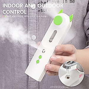 Foviza Portable Misting Fan Desk Handheld Fan 2 in 1 Small Mister Rechargeable Fan 2 Speeds Water Spray Travel Personal Fan for Kids Women Men Home Office Outdoor