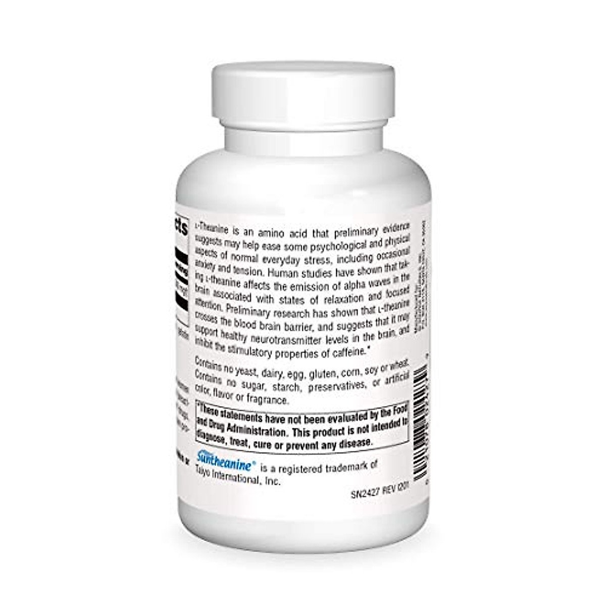 SOURCE NATURALS Serene Science L-Theanine 200 Mg Capsule, 120 Count