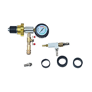 Prokomon Automotive Vacuum Cooling System Auto Car Radiator Coolant Refill & Purging Tool Gauge Kit