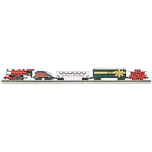 Bachmann Trains - Merry Christmas Express Ready to Run Electric Train Set - N Scale, Multi Color