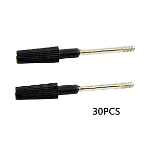 cablecc 30pcs Thumb Screws #4-40 UNC 47mm Length Stainless Steel Overmold for Computer Cable