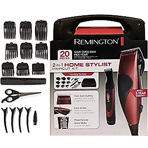 Remington HC1094 Home Barber Haircut Clipper Kit 14pc