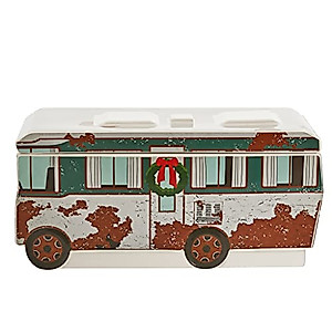 Department 56 National Lampoon's Christmas Vacation Cousin Eddie's RV Sculpted Canister Cookie Jar, 5 Inch, Multicolor