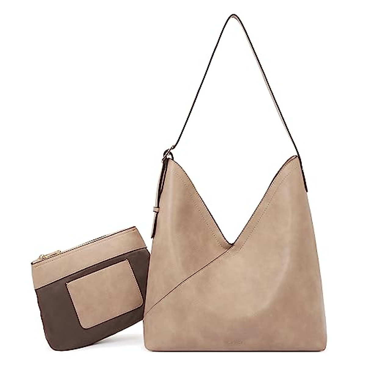 CLUCI Purses for Women Tote Handbags Vegan Leather Hobo Bags Fashion Large Ladies Shoulder Bag