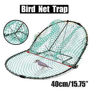Catching Bird Net Control Humane Live Trap Mesh for Sparrows Pigeons Quail and Birds (30cm)