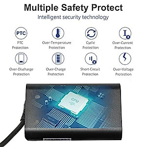 45W USB-C Type C AC Adapter Charger Power Supply for Dell XPS 13 XPS 12 9360 9365 9370 9333 9380 7390 9310 2-in-1 Inspiron 14 7437 Latitude 7275 7370 5175 5285 5290-2in1 LA45NM150 Laptop