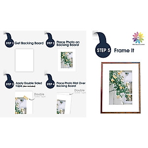 Mat Board Center, Pack of 10, 18x24 for 13x19 White Photo Picture Mats - Acid Free, 4-ply Thickness, White Core - for Pictures, Photos, Framing