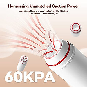 VMSTR Vacuum Sealer Machine, Rechargeable food saver vacuum sealer machine, Portable Handheld food sealer For Sous Vide Cooking, Sous Vide Bags food Storage Set 10 PCS…