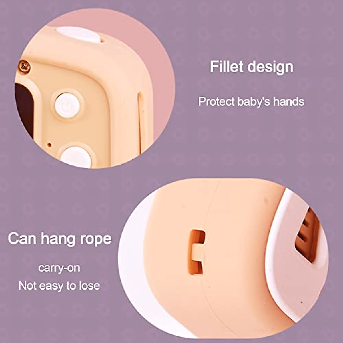 TIANEK Children's HD Front and Rear Dual Camera 2000w Mini 2.0 Inch Camera Camera Video Game Music Integration Including 32G Memory Card