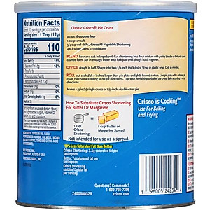 Crisco All-Vegetable Shortening, 48 Ounce