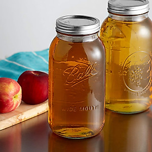 1 Ball 64oz Wide Mouth Half Gallon Mason Jar