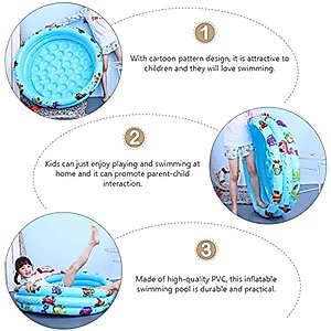 Portable Pool Inflatable Pool Garden Blow up Pool Kids Inflatable Pool Round Inflatable Pool Round Inflatable Baby Inflatables