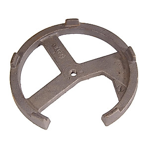 B&P Lamp 9 1/2 Inch Diameter 5 Pound Cast Iron Loader for Floor Lamp Bases Counterweight