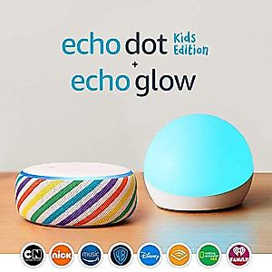 Echo Dot Kids Edition - Rainbow - With Echo Glow