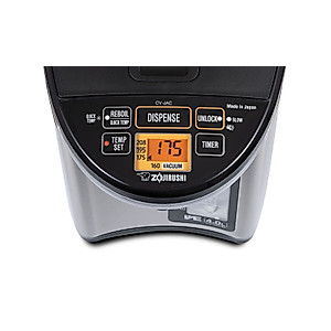 Zojirushi NP-NWC10XB Pressure Induction Heating Rice Cooker & Warmer, 5.5 Cup, Stainless Black, Made in Japan & CV-JAC40XB Water Boiler & Warmer, 4.0-Liter, Stainless Black