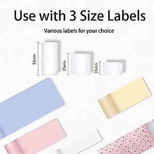 Phomemo M02S 300dpi Mini Portable Bluetooth Pocket Printer Wireless for Travel, Photo Picture Planner Handy Small Label Maker, Thermal Mobile Printer, Sticker Maker Machine