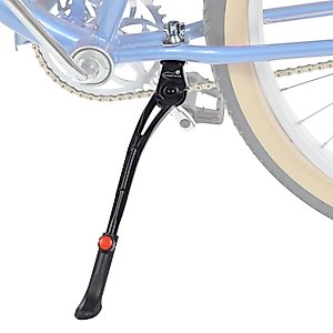 Lumintrail Center Mount Bike Kickstand - Fits 24-29 Inch Bicycles - Bike Kick Stands for Adult Mountain, Cruiser and Road Bike - Quick Adjust Height Kickstand